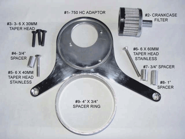 Suzuki VL800 C50 C800 Hypercharger Kit with Adaptor Kuryakyn