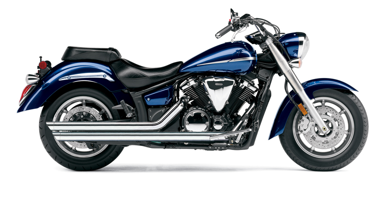 Yamaha Midnight Star XVS1300A Cobra exhaust Speedster Slashdowns ...