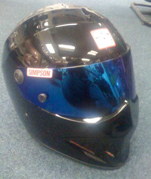 Simpson Diamondback STIG helmet SA2005 MSA compliant