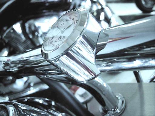 motorcycle Clock handlebar stem nut watch motorbike Gauge and mounts