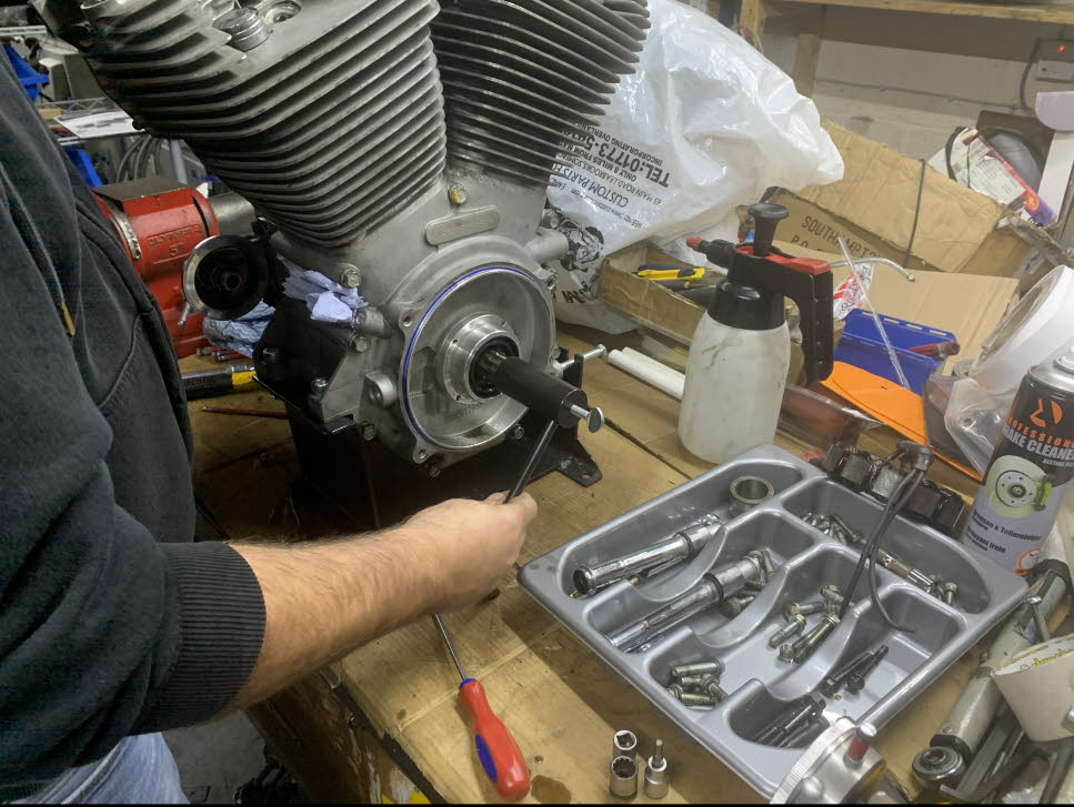 Harley Davidson Big Twin B2 Engine Stand motor rebuilding tool BY B2 ...