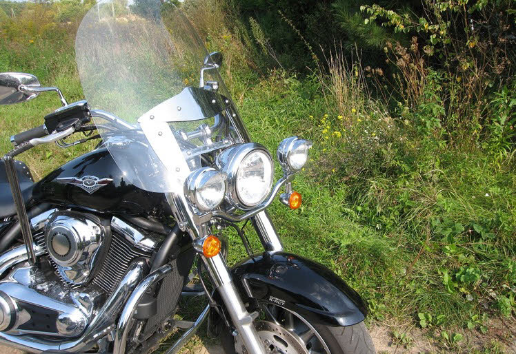 Kawasaki Vulcan VN1700 Classic & Nomad passing spot light BAR only ...