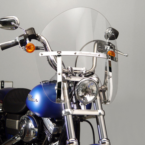 National Cycle Switchblade Chopped Clear Windshield for Harley Davidson ...