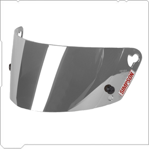 Simpson Outlaw mirror visor Simpson Silver visor mirror shield Simpson ...
