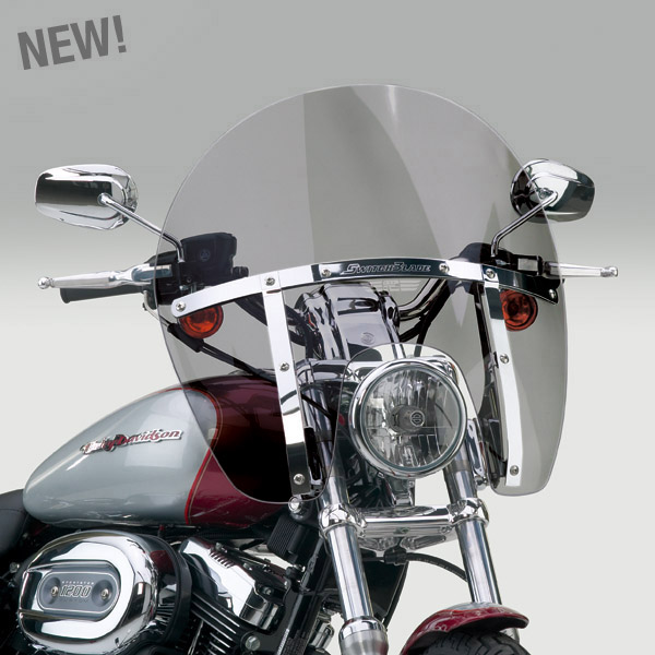 National Cycle Switchblade Chopped Tinted Windshield for Harley ...
