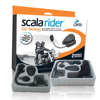 Cardo Scala Rider Q2 Multiset Pro Motorcyle bluetooth Helmet Handsfree