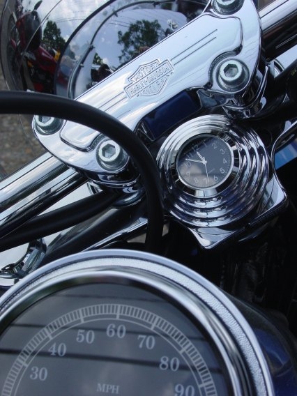 Stem Nut Clock Harley davidson softail | stemnut_clock