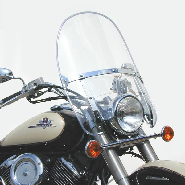 Beaded Heavy Duty Wide Frame Windshield - Clear