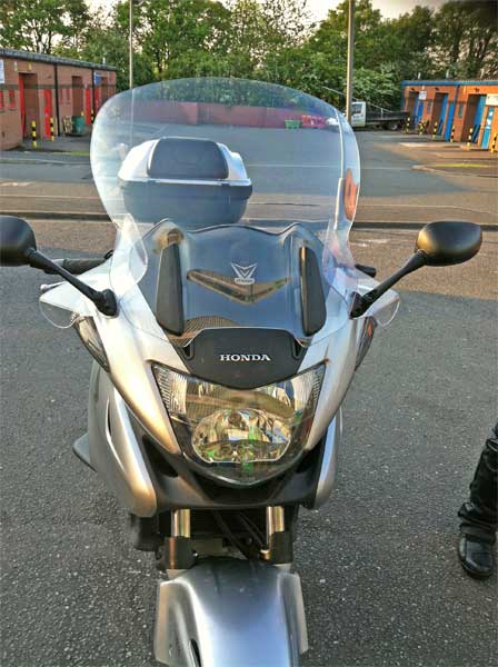 Honda NT700V Windshield Honda NT700VA Deauville VStream Windscreen 2010 ...