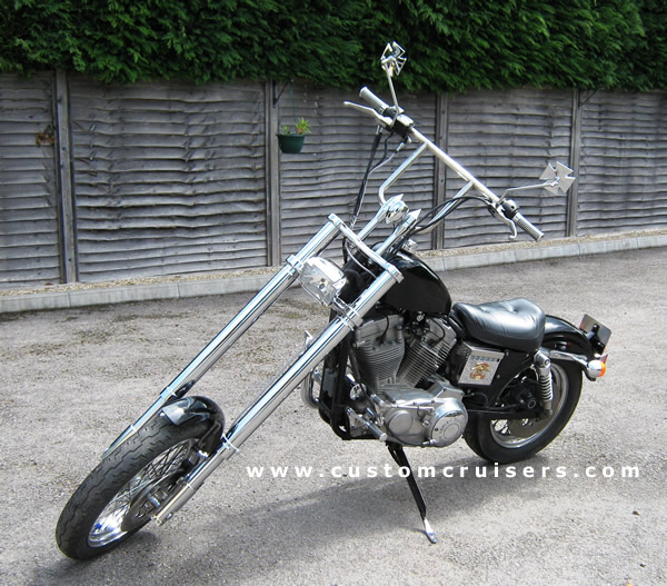 Harley sportster Softail - Raked triple tree 13 degree Front End Kit Up ...