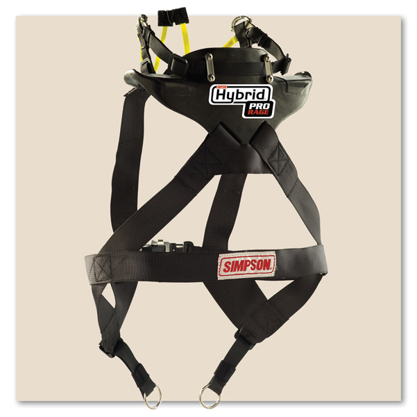 Simpson Hybrid Pro Rage Head and Neck Restraint HANS Device PR