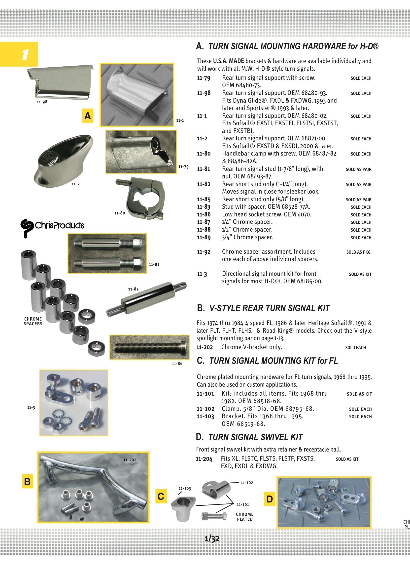 Ultima STUD & SPACER 68528-77A; Midwest 11-83