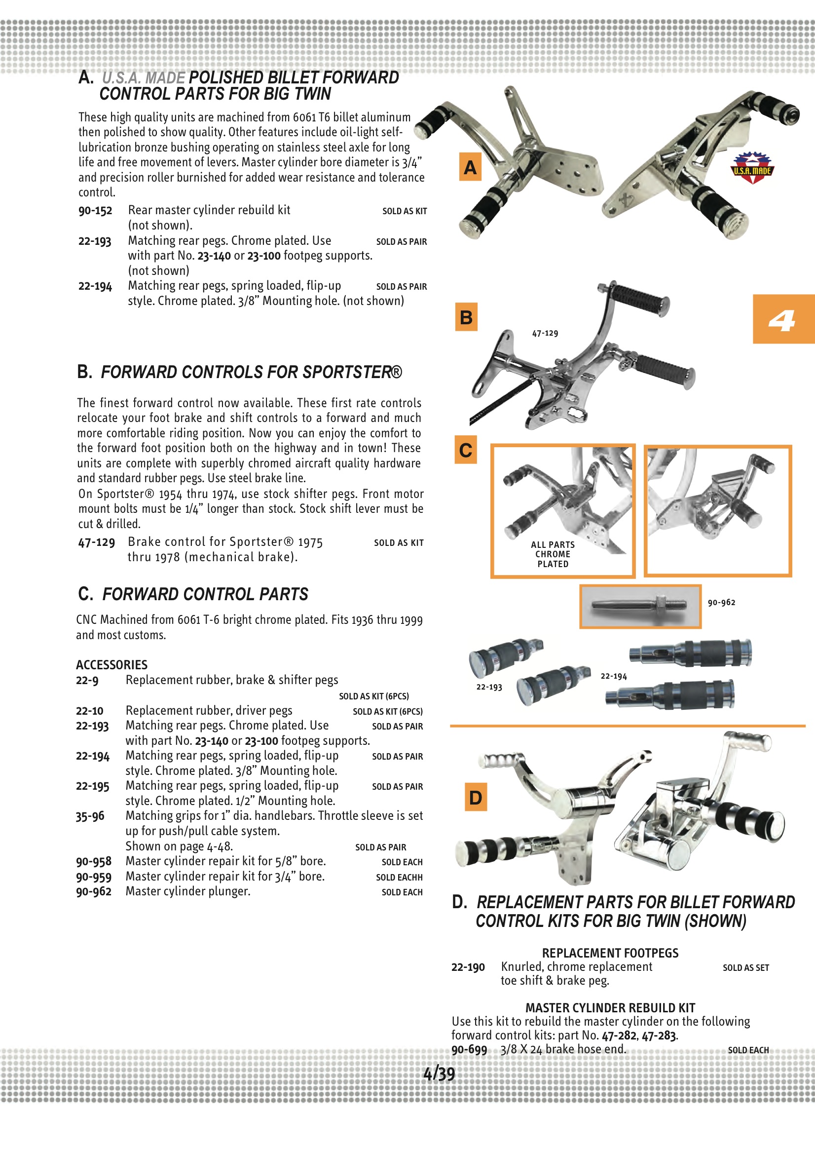Ultima PEG, 3-BAND FLIP UP W/R;CONTROLS 1/2 Midwest 22-195