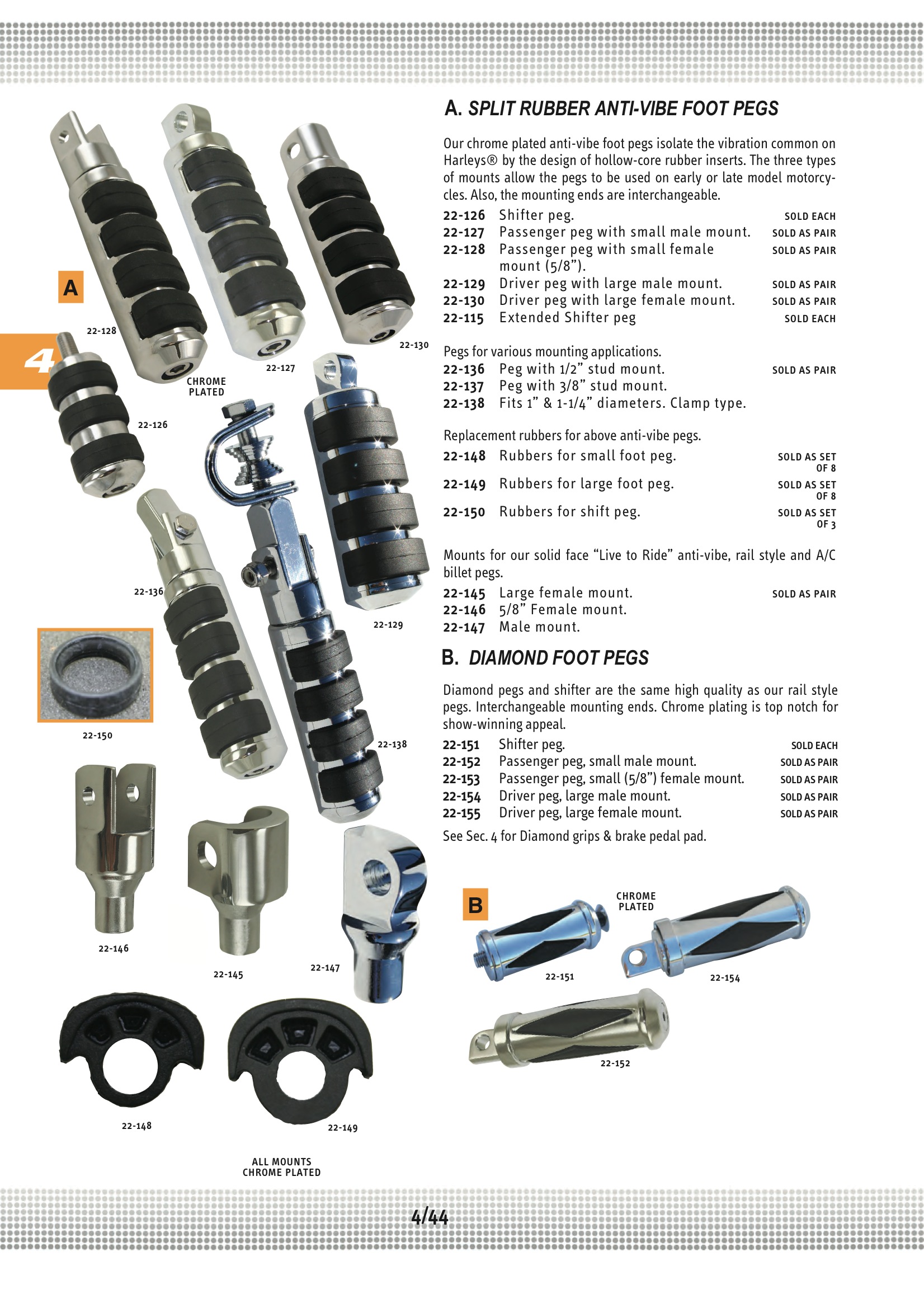 Ultima ANTI-VIBRATION SHIFT;RUBBERS Midwest 22-150
