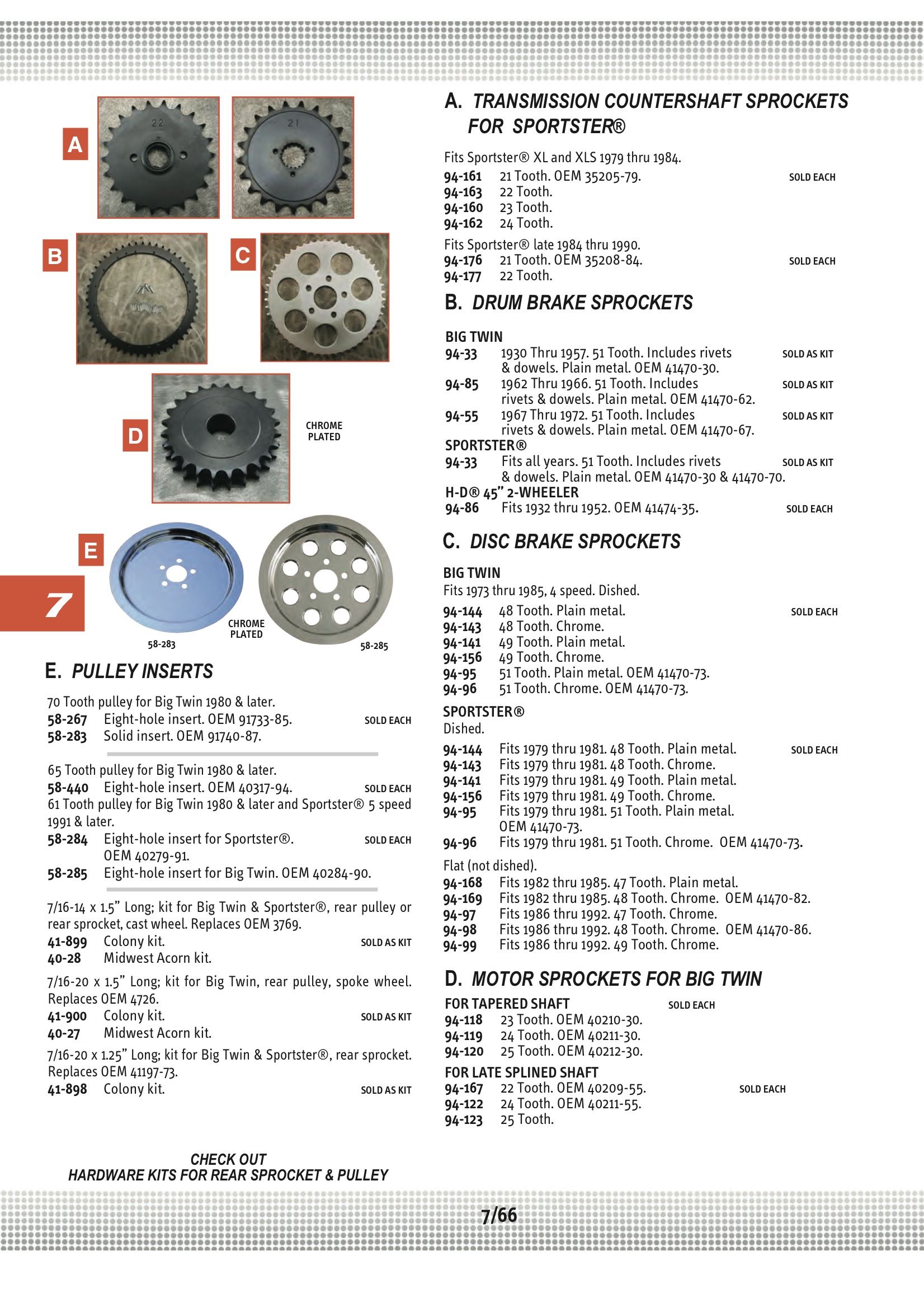 Ultima COVER,BELT SPROCKET HD;FOR 65T Midwest 58-440