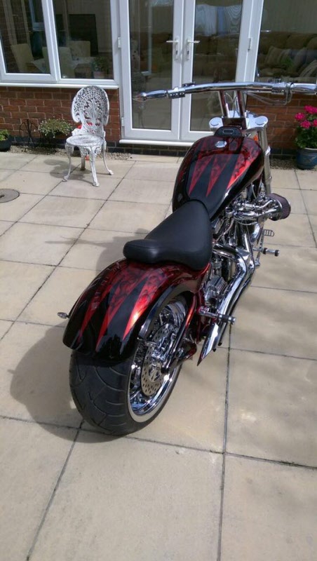 FXSTC Softail Custom Rear Suspension and Back End