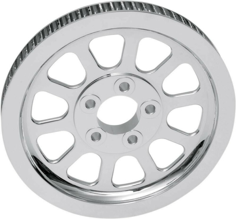 Harley Davidson Softail Discus custom wheels set solid billet polished ...