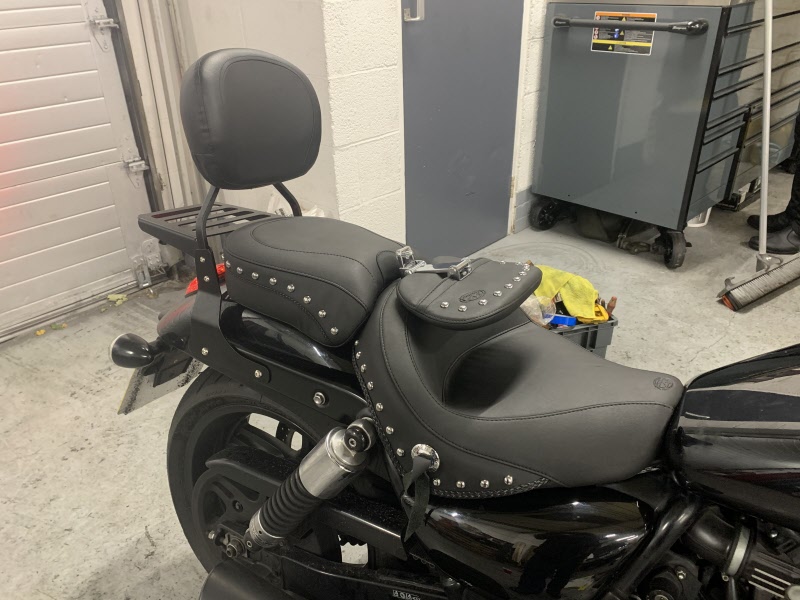 Triumph Thunderbird 1600 Driver rider Backrest also Night & Storm and ...