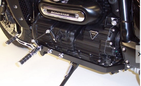 Triumph Rocket 3 III Floorboards & Footpegs forward controls