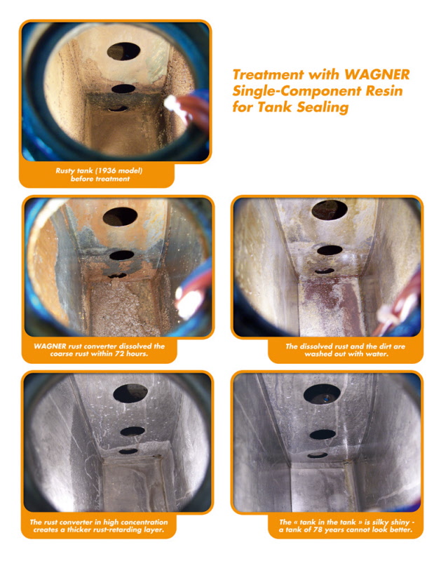 WAGNER Motorcycle Fuel Tank motorbike Petrol Tank Resin | WagTankseal