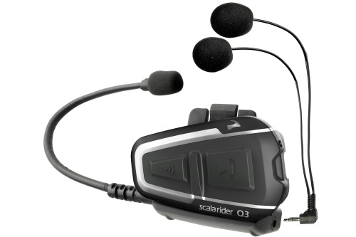 Cardo Scala Rider Q3 Motorcycle Bluetooth Helmet Headset System - BTSRQ3