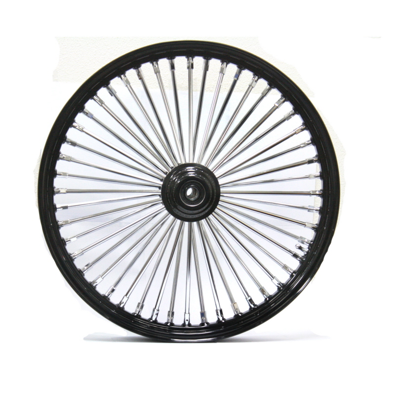Harley Davidson 23x3.5 Ultima King Spoke Fat Spoke Front Wheel In Black ...