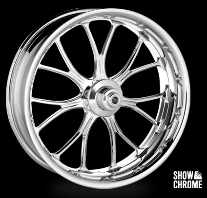 Harley-Davidson Billet Wheel 17 X 6 FORGED HEATHEN Performance Machine ...
