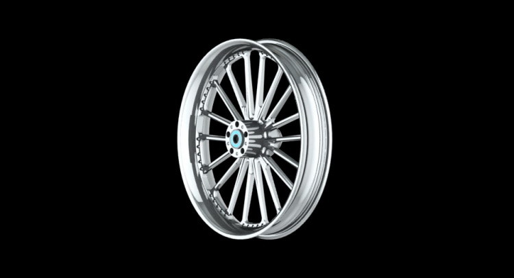 Harley-Davidson Billet Wheel 17 X 6 FORGED DOMINO Roland Sands Designs ...