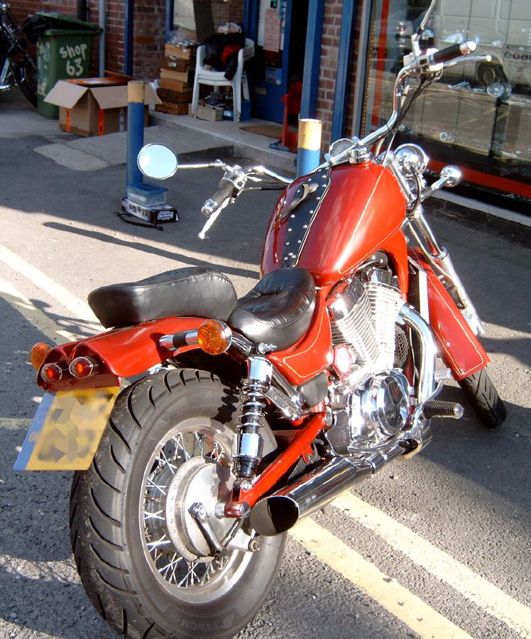 Suzuki VS1400 intruder custom Drag Style mudguard fender Kit- highway ...