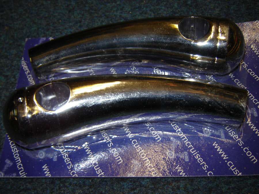 Motorcycle handlebar risers pull back 8 inch