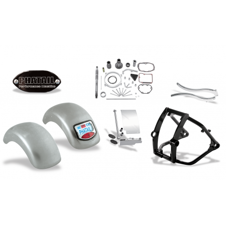 FLSTF Harley Fat Boy Rear End and Progressive Air-tail Suspension