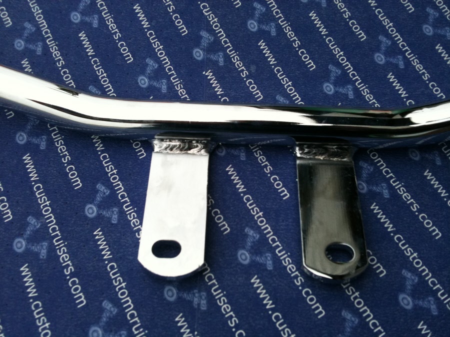 Triumph Bonneville America light bar chromed + lamps