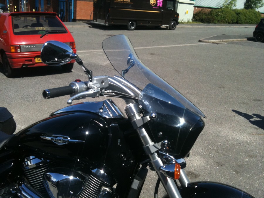 Suzuki M1500 M90 Windscreen VStream Tour Windshield Light Tint