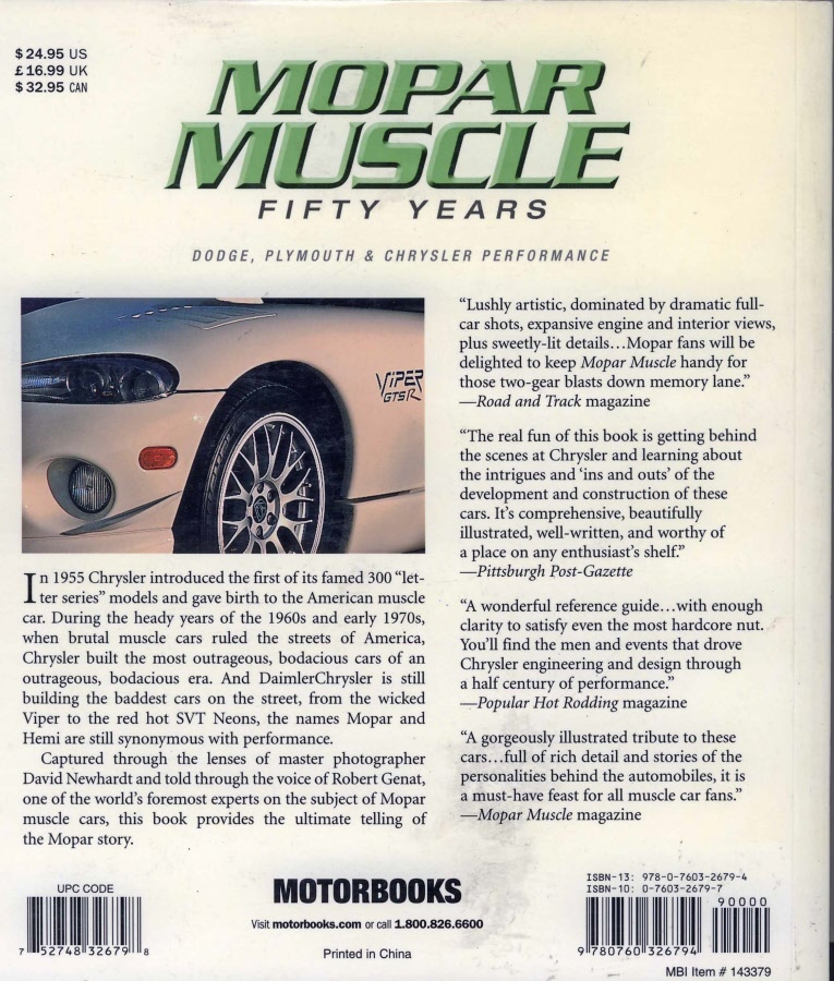Mopar Muscle: Fifty Years