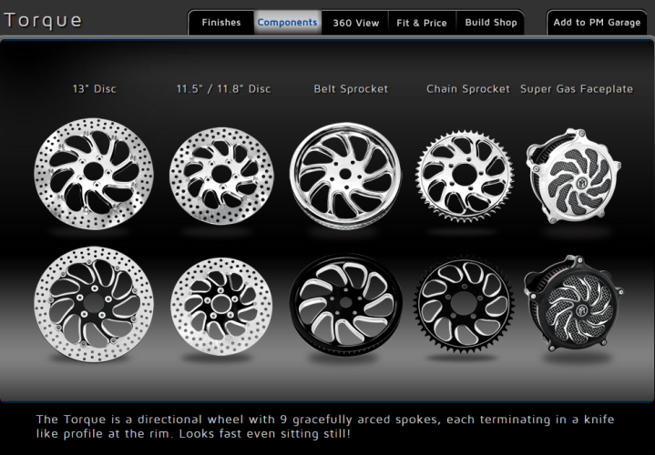 Harley-Davidson Billet Wheel 19 X 2.15 FORGED TORQUE Performance ...