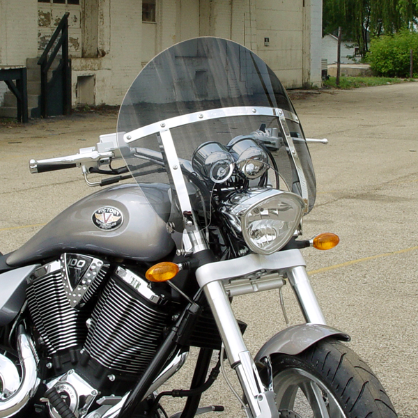 Victory Windshield National Cycle Switchblade Chopped Tinted Windshield ...