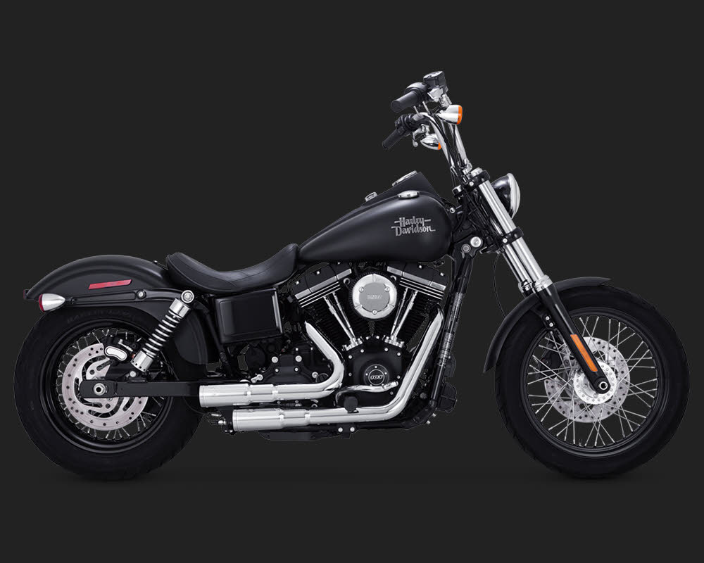 Vance and Hines Grenades Harley Davidson Dyna Glide Exhaust HI Output ...