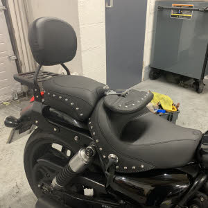 Triumph Thunderbird 1600 Driver rider Backrest also Night & Storm and ...