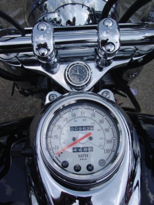 motorcycle Clock handlebar stem nut watch motorbike Gauge and mounts