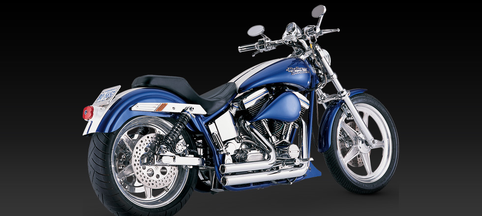 Harley-Davidson FXR exhaust systems