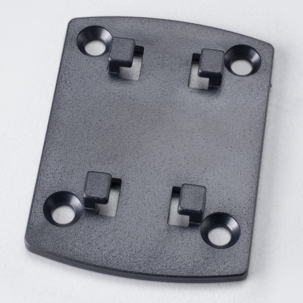 4-Hole AMPS Pattern to 4-Pin Square Hole Black ZTechnik