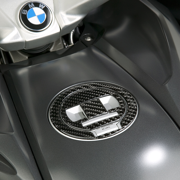 BMW K1600GT / K1600GTL 2011 & Up Fuel Cap Trim, Carbon Fibre